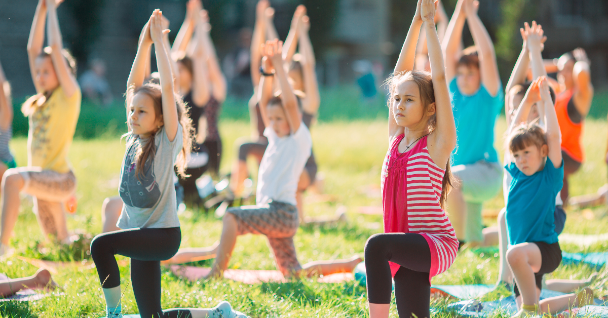 Snow Angel Pose for Kids - Flow and Grow Kids Yoga