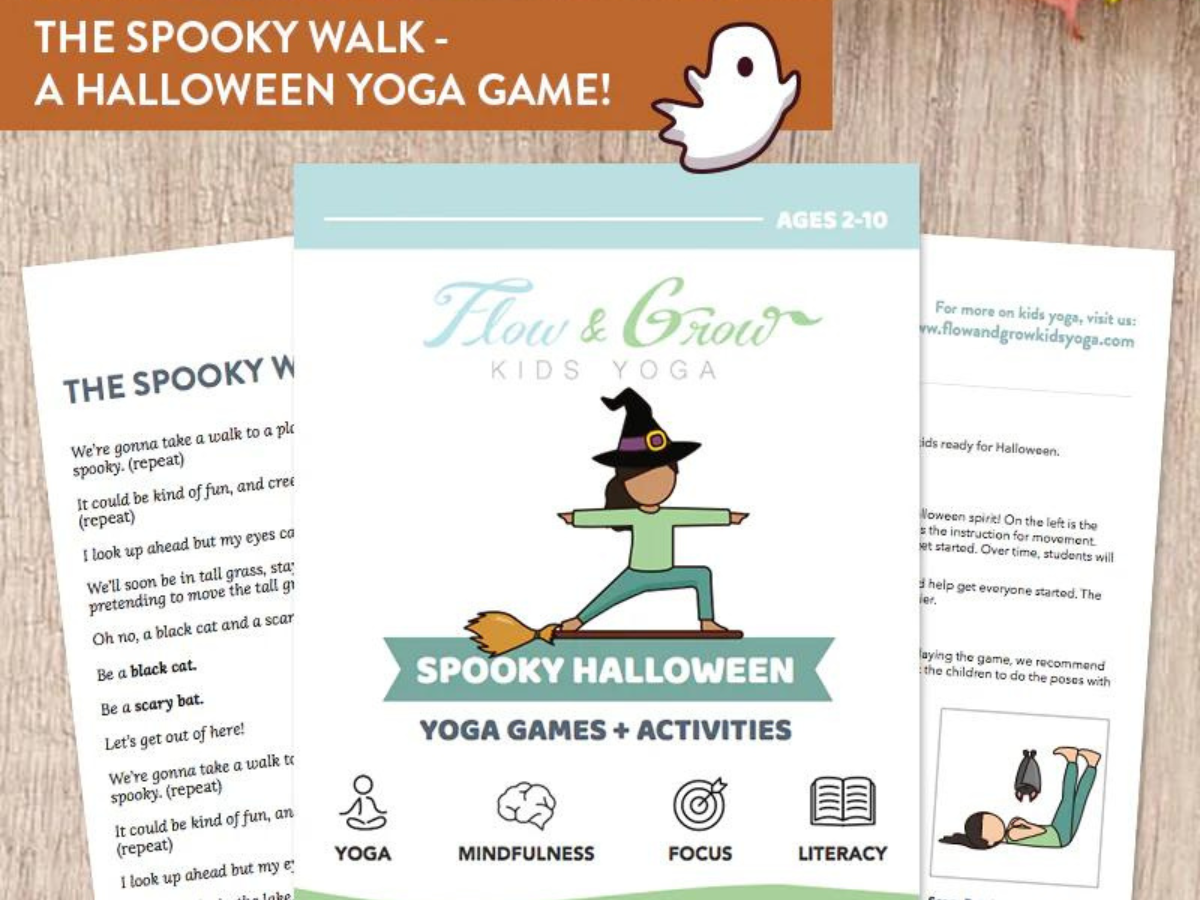 Halloween Lesson Plan Activities for Kids - Flow and Grow Kids Yoga