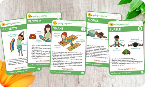 Spring Yoga Sequence for Kids - Flow and Grow Kids Yoga