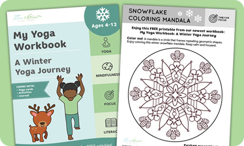 My Yoga Workbook,Winter Yoga Journey - Flow and Grow Kids Yoga