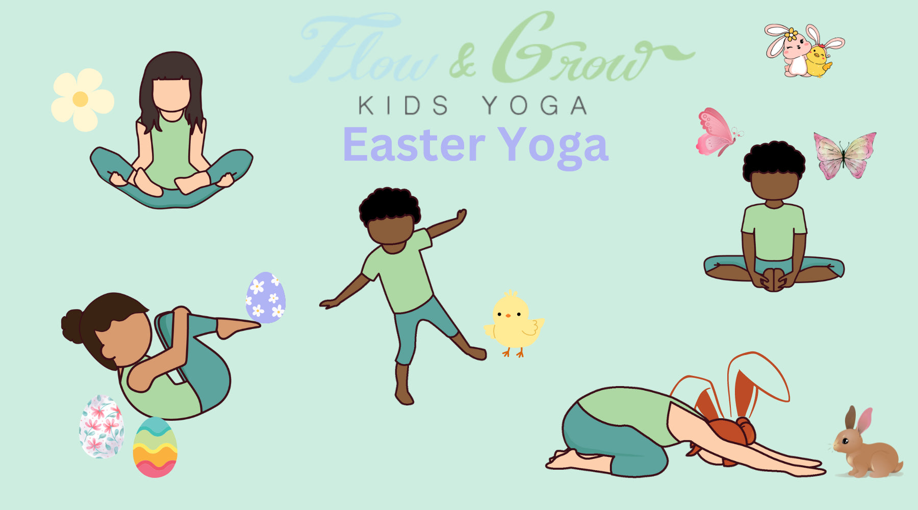 Easter Yoga Poses for Kids - Flow and Grow Kids Yoga