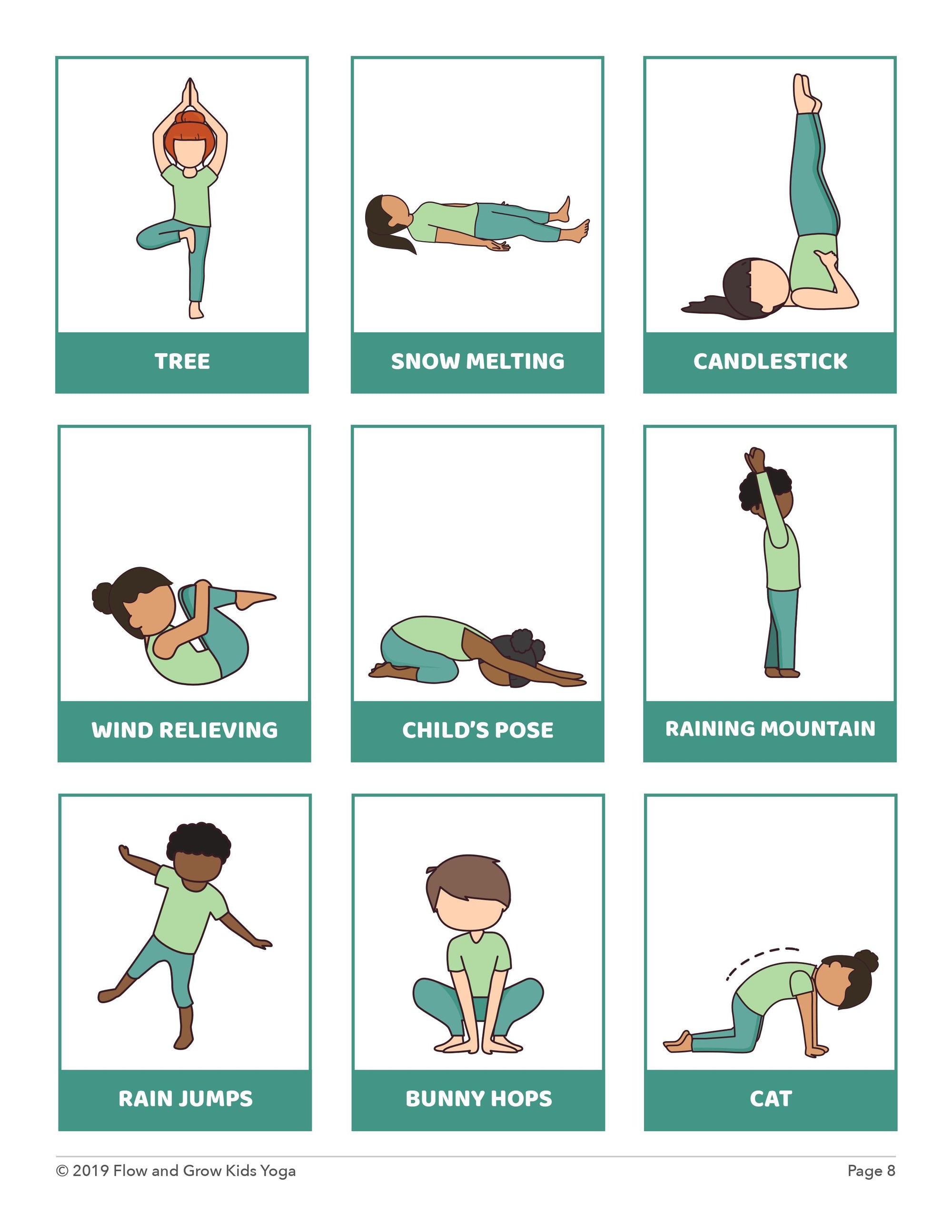 Yoga and Mindfulness Activity Pack - Flow and Grow Kids Yoga