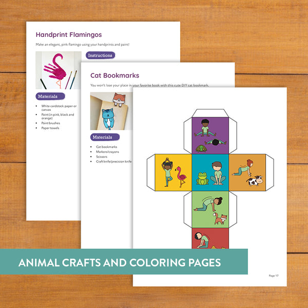 Kid's Animal Adventure Yoga Cards - Flow and Grow Kids Yoga