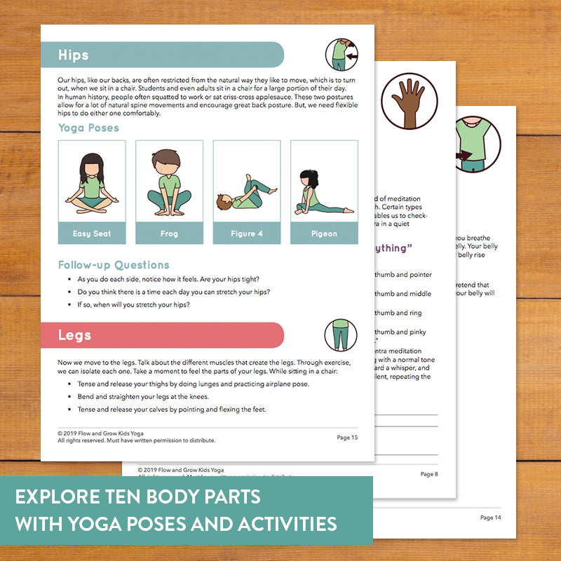 Printable Yoga Cards for Kids - Flow and Grow Kids Yoga