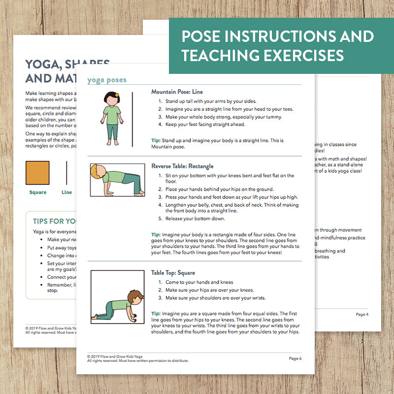 Best Yoga Ideas for Math - Flow and Grow Kids Yoga