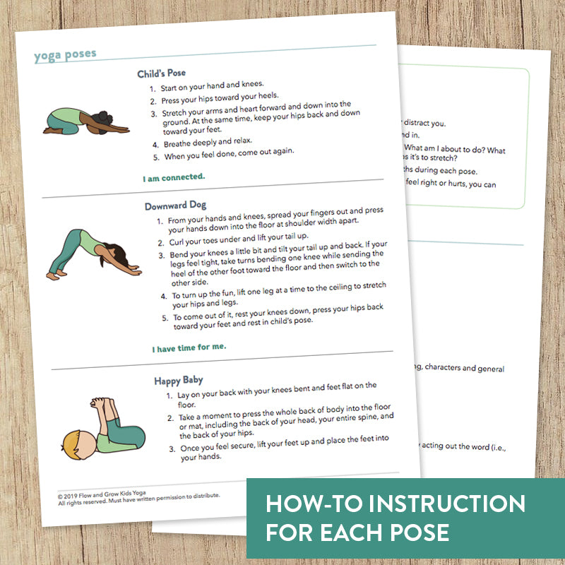 Kids Yoga Class Lesson Plans - Flow and Grow Kids Yoga
