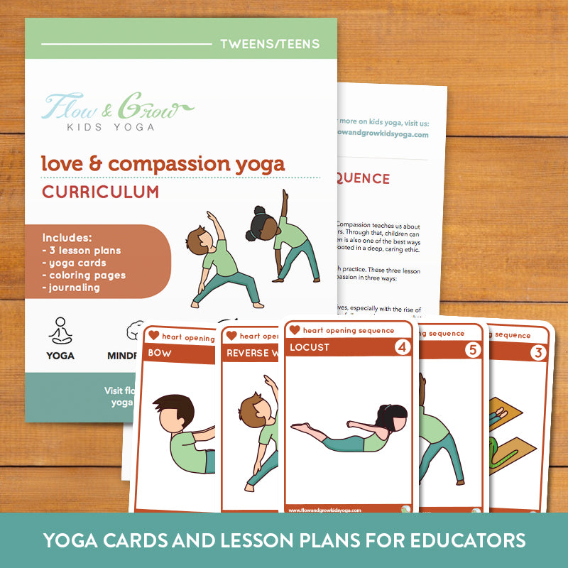 Love & Compassion Yoga Tweens/Teens | Flow and Grow Kids Yoga
