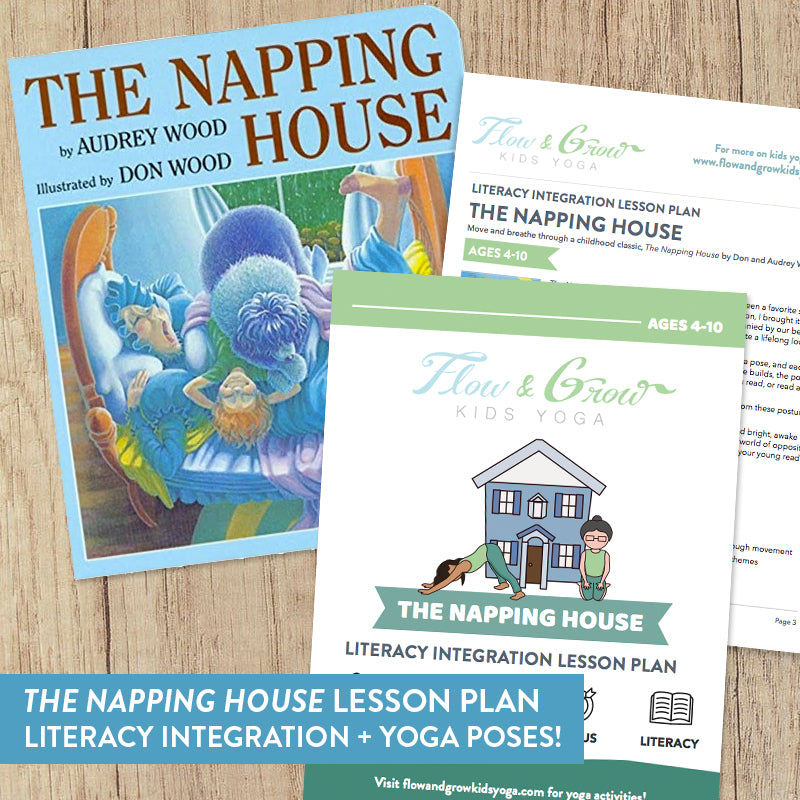 "The Napping House" Yoga Literacy Integration Lesson Plan for Children ...