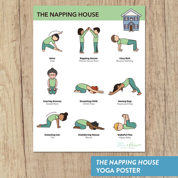 "The Napping House" Yoga Literacy Integration Lesson Plan for Children ...