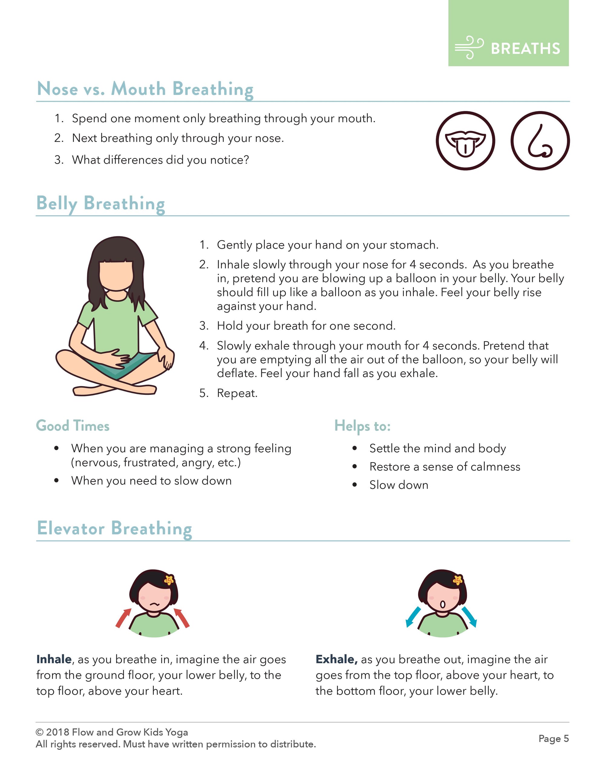 Yoga and Mindfulness Activity Pack - Flow and Grow Kids Yoga