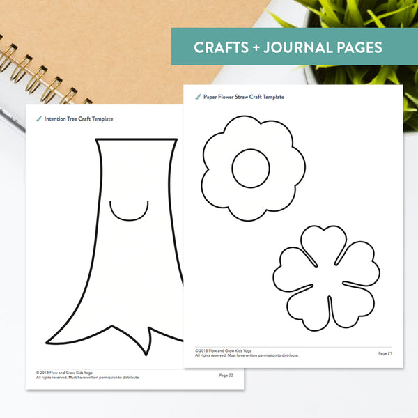 Kids Spring Sequence Yoga Cards | Teach Yoga and Mindfulness - Flow and ...
